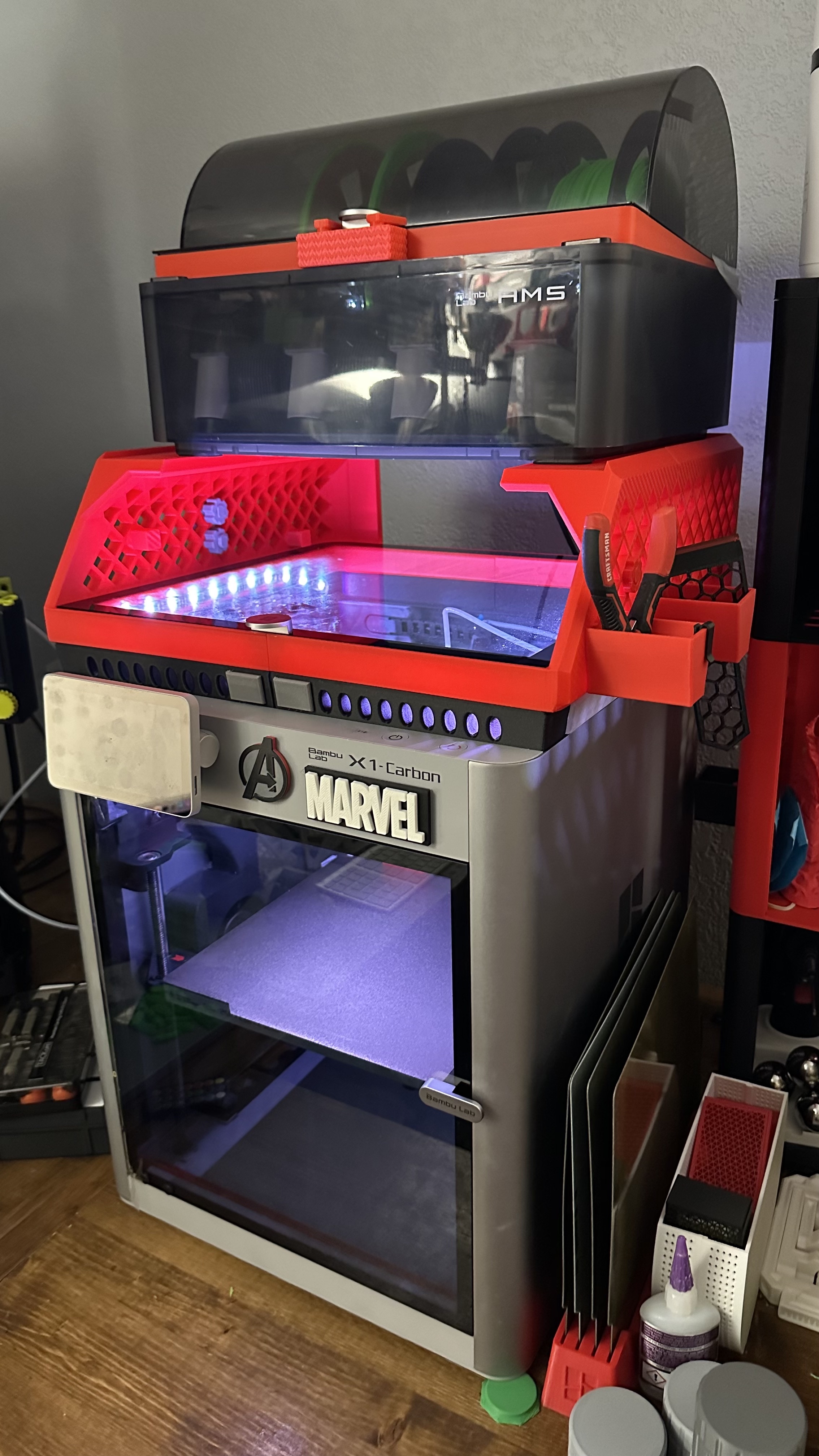 V6 Update Bambu Lab Ultimate P1P P1S X1-C Riser+AMS Stand - Community ...