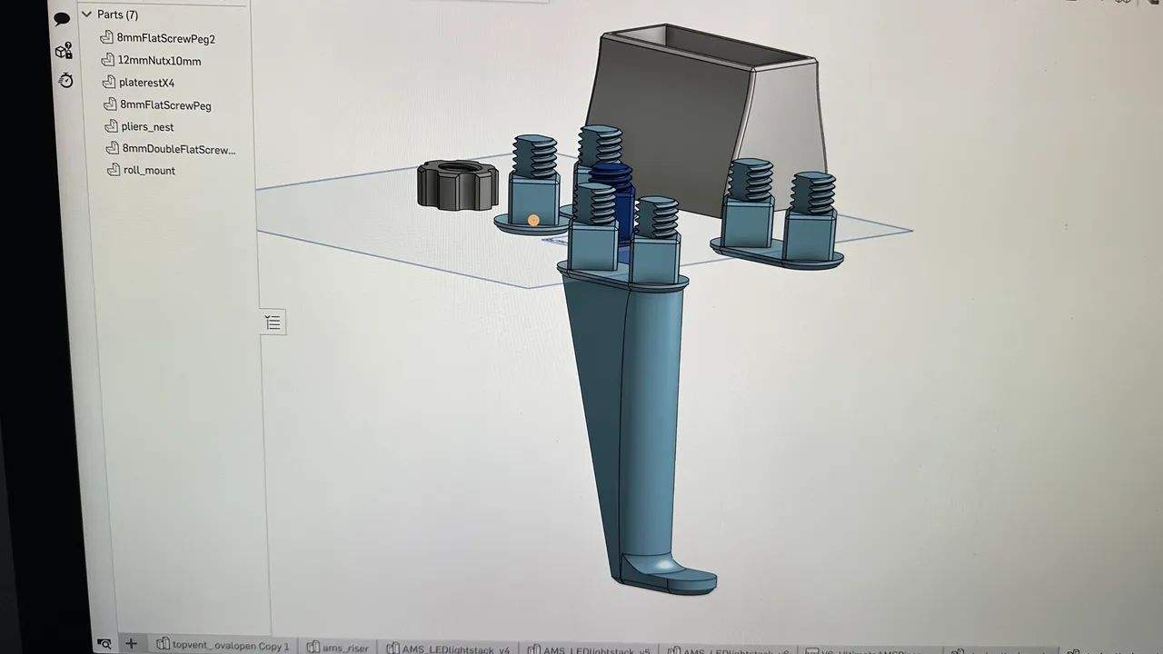 V6 Update Bambu Lab Ultimate P1P P1S X1-C Riser+AMS Stand - Community ...