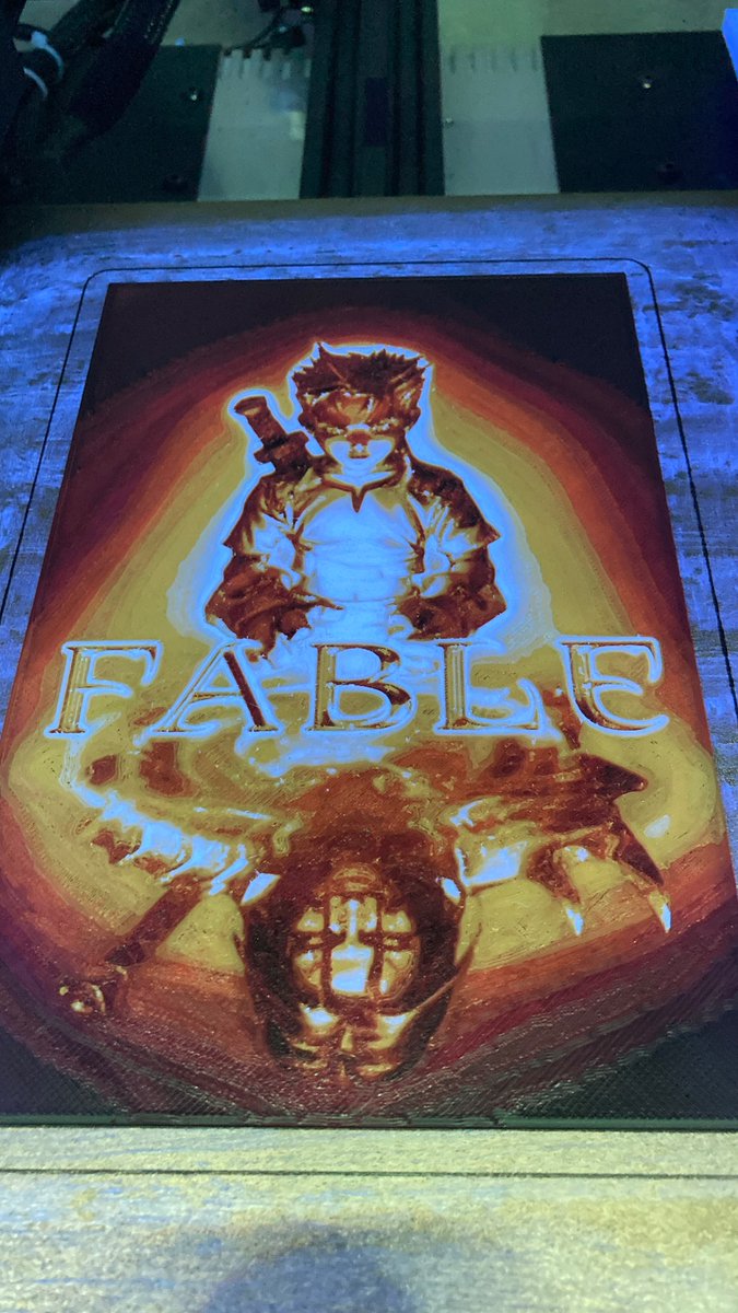 Fable poster - Hueforge by The Dutch Glaswegian | Download free STL ...