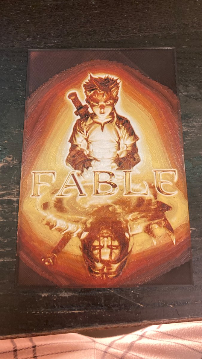 Fable poster - Hueforge by The Dutch Glaswegian | Download free STL ...