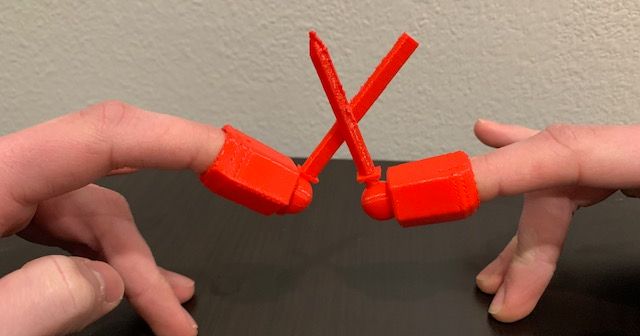 Finger warriors!!!!! weapons, swords, and HANDS for your fingers!!! by ...