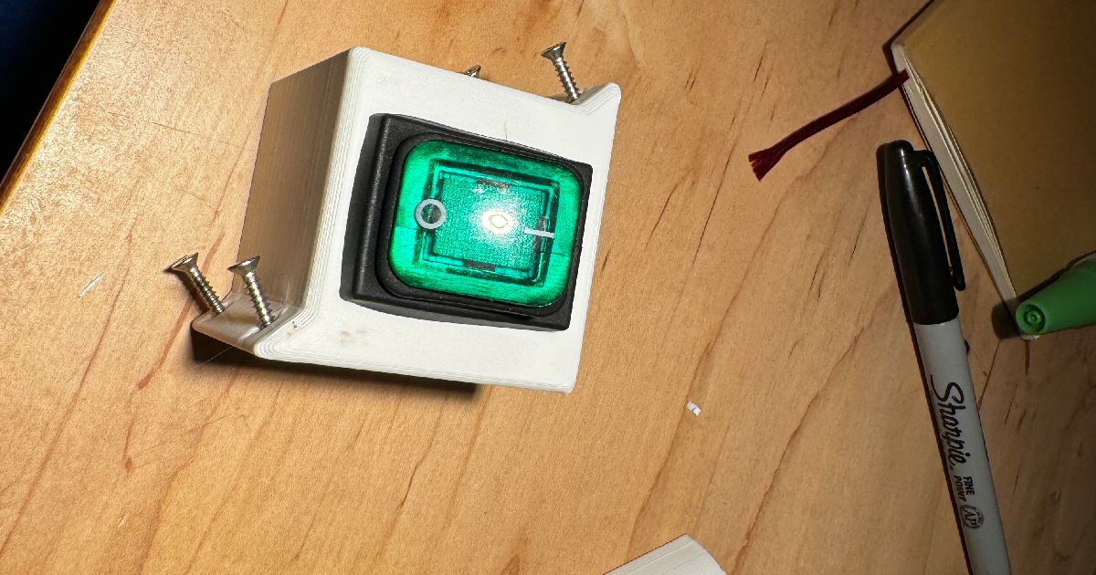 Switch box and a wire connection cover box for Ikea Lack LED strip ...