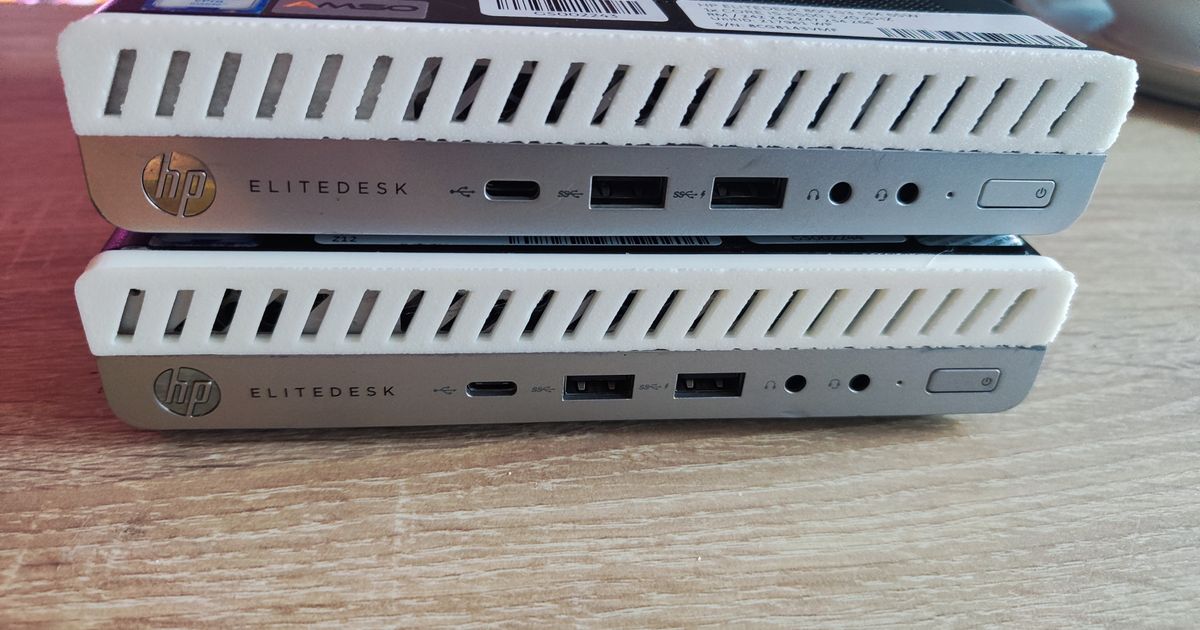 HP EliteDesk Front panel von dmika7200 | Kostenloses STL-Modell ...