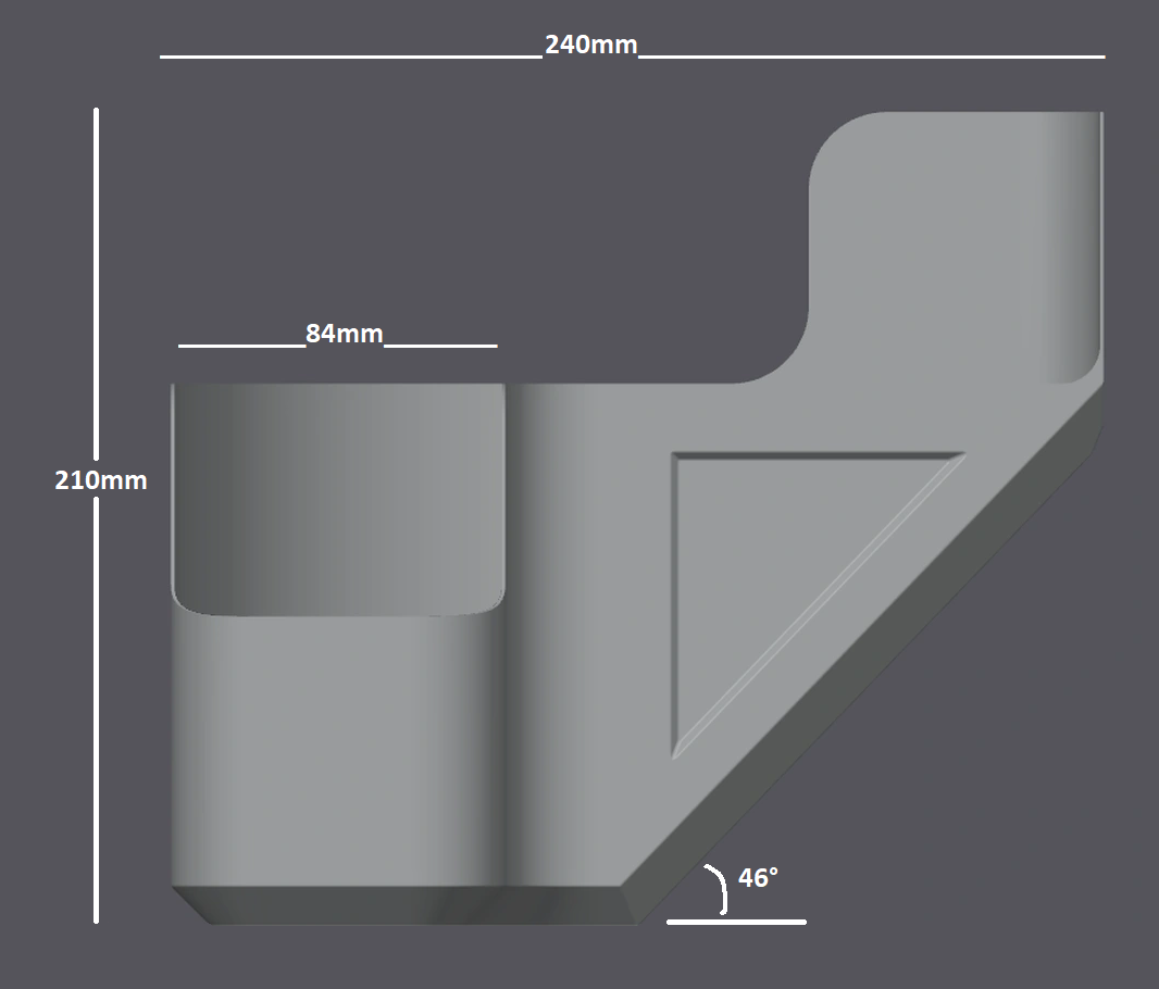 Optimized Poop Chute for P1P, P1S, X1C by GP3D_Designs | Download free ...