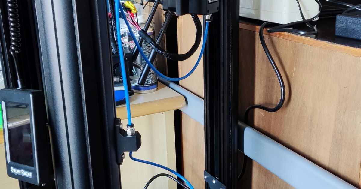 FLSUN SR Super Racer filament loading from the bottom on side (using ...