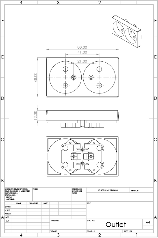 Outlet cover - Ungrounded by Kimi | Download free STL model ...