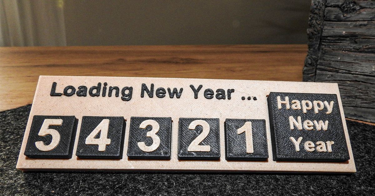 Loading New Year by DSt | Download free STL model | Printables.com