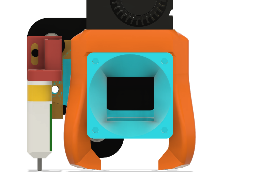 MinV2 Ender3 Fan Mount adjustable BL-Touch mount by Marcel Ertmer ...