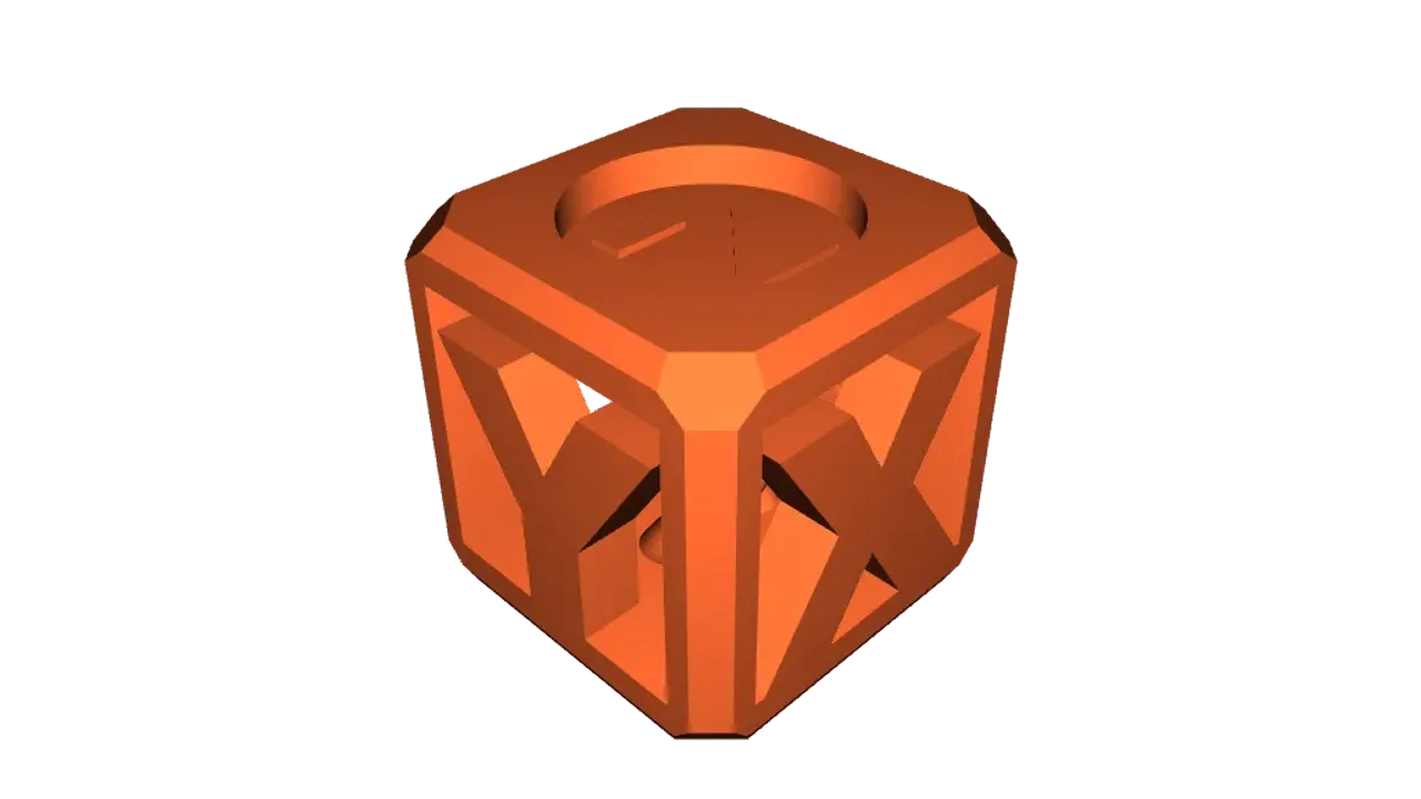 Helix Test Cube / Filament Sample / XYZ Calibration by Extrutim ...