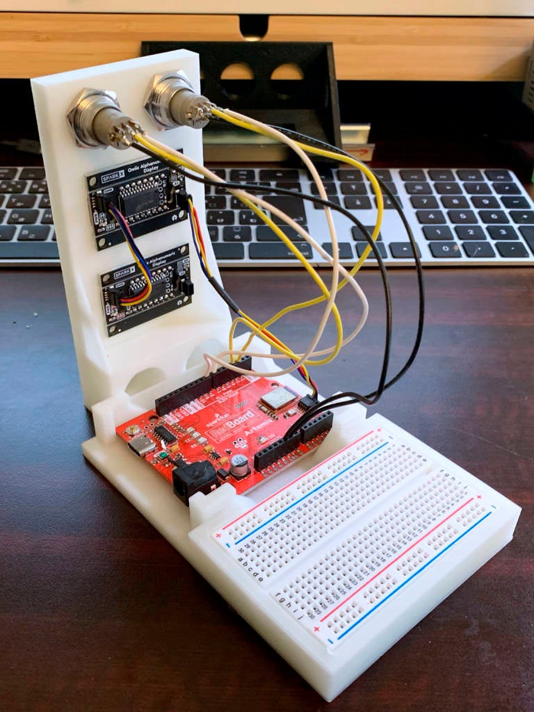 Sparkfun RedBoard Artemis with Sparkfun display by ...