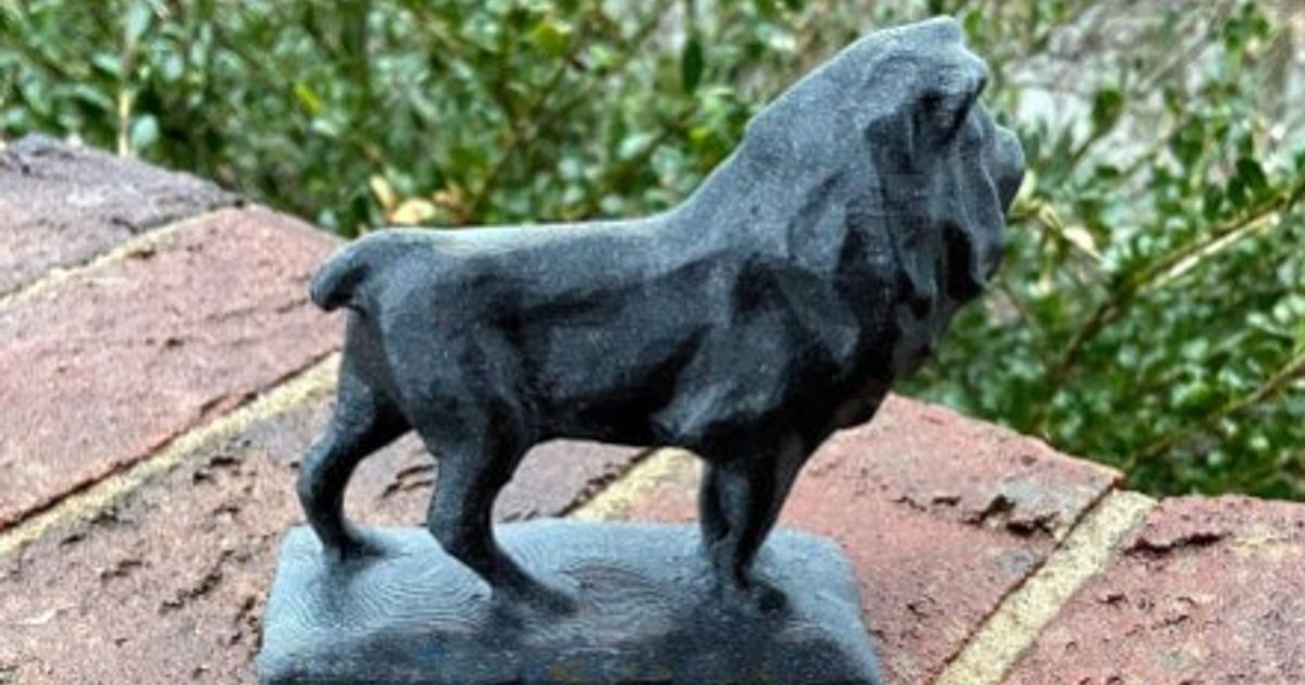 Chicago Art Institute Lion Scan by Twarner | Download free STL model ...