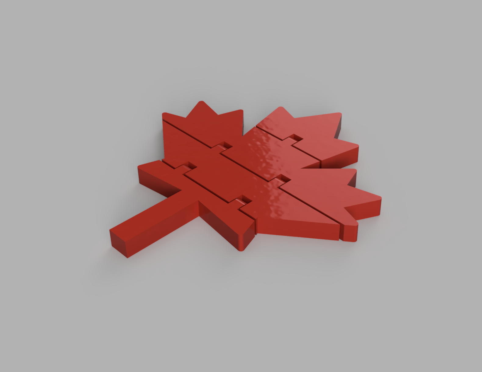 Jiggle Maple Leaf by JASPREET@015 | Download free STL model ...