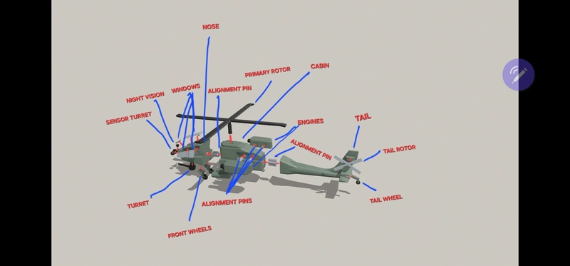 AH-64 Apache - Simple Print/Assembly by RC3D | Download free STL model ...