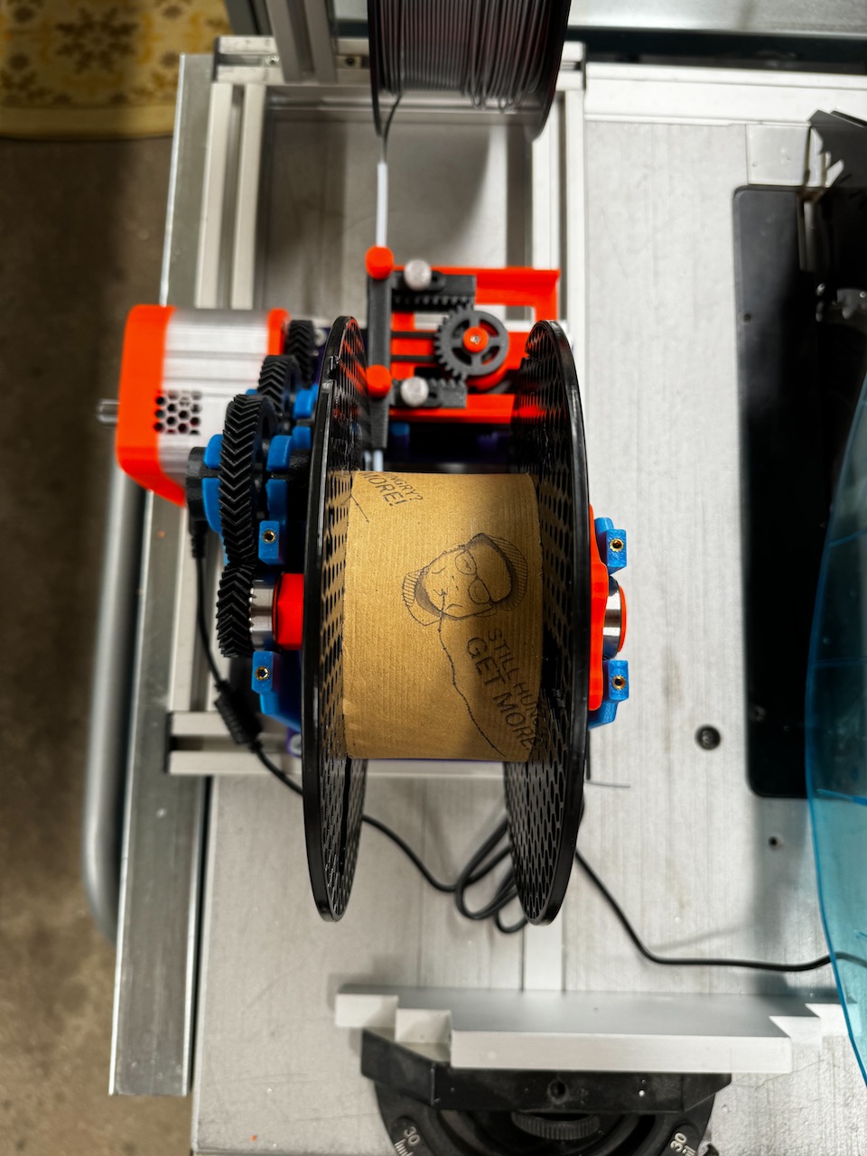 Awesome Filament Spool Rewinder - Addition by Y-V-L Digitalzentrale ...