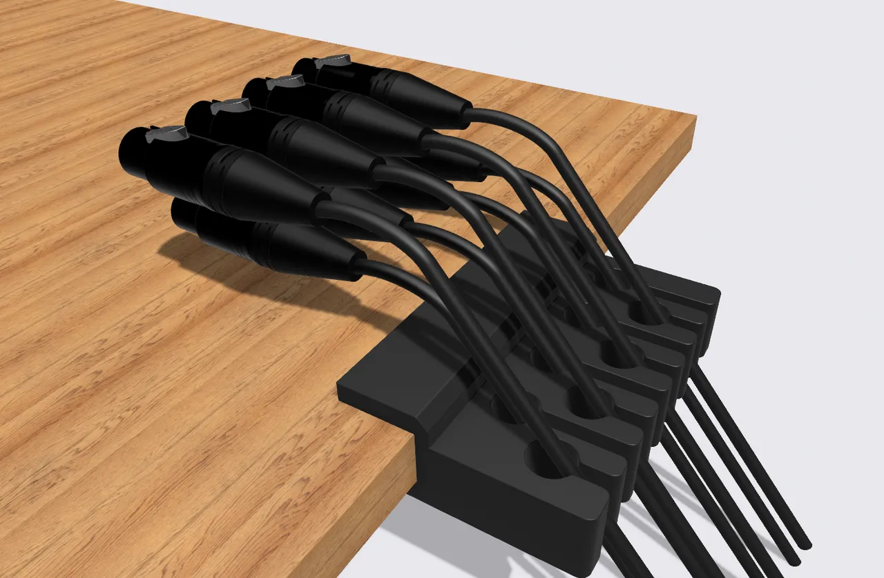 XLR Cable Organizer by MEngineer | Download free STL model | Printables.com