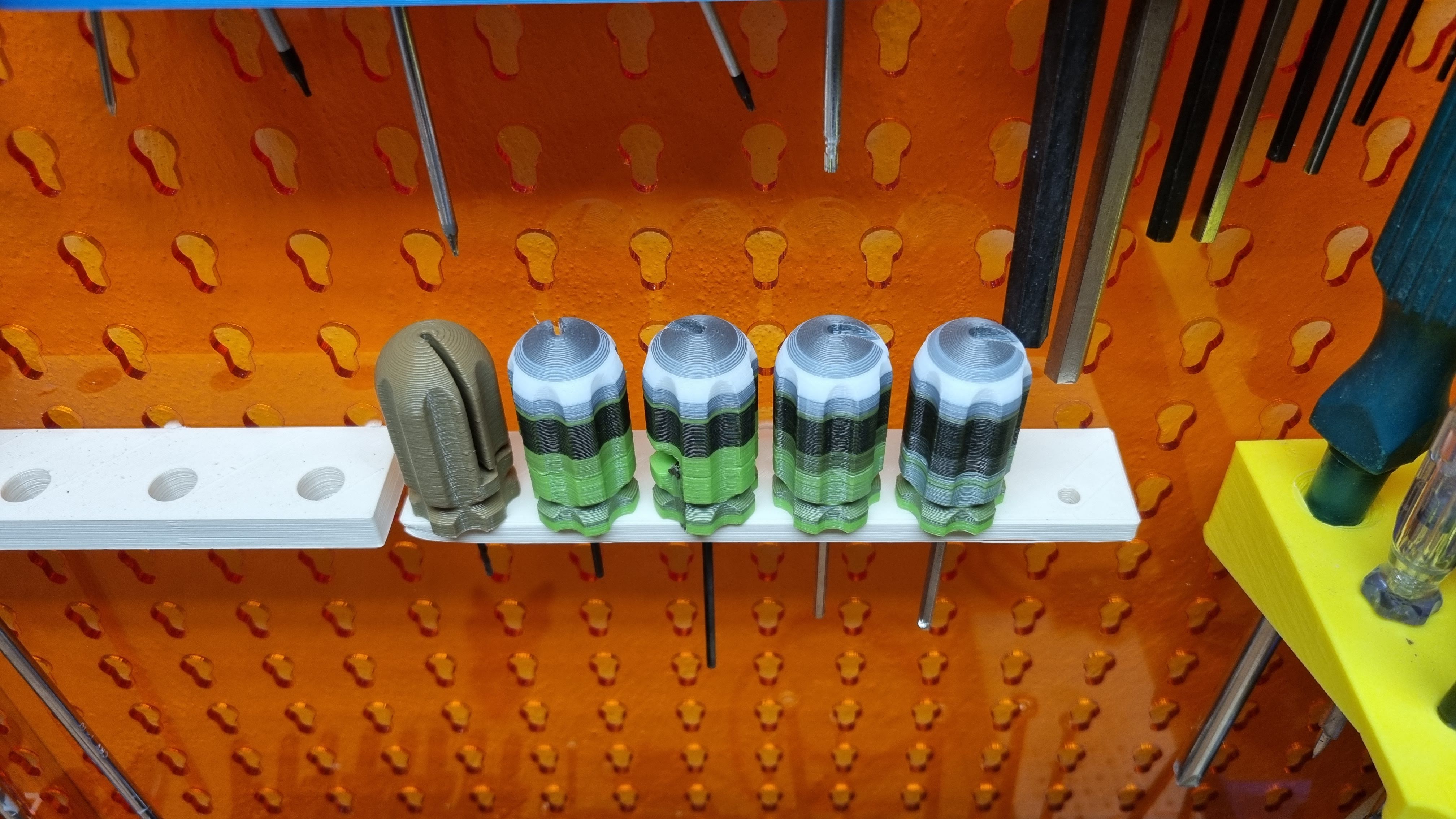 Pegboard tools holders by Juraj 3D Guru Cervenan | Download free STL model | Printables.com