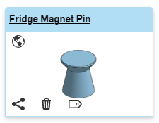 Fridge magnet - Push pin by Broeke | Download free STL model ...