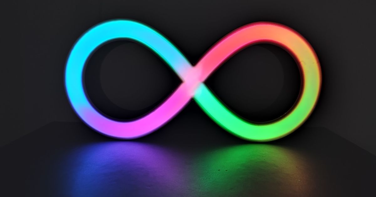 Infinity LED Lamp by Ian Sime | Download free STL model | Printables.com