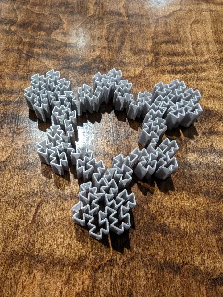 Gosper fractal fidget (vase mode) by SmoothDragon | Download free STL ...