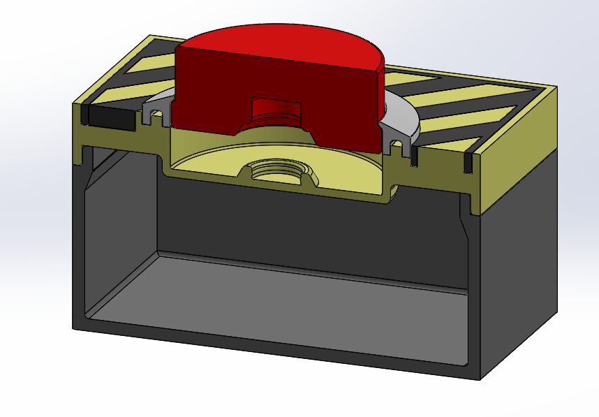 Red Danger Button (Box) by jor2468 | Download free STL model ...