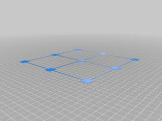 Bed Level Calibration Square Grid by wsreith | Download free STL model ...