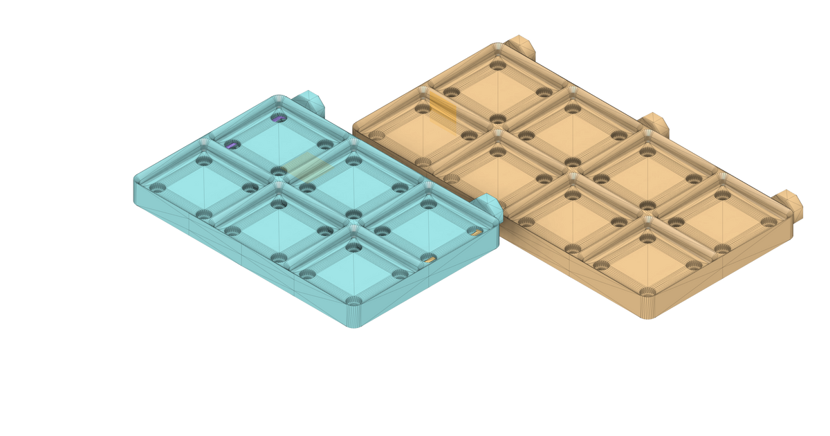 Gridfinity Baseplates adapted to Multiboard system by Pexaba | Download ...