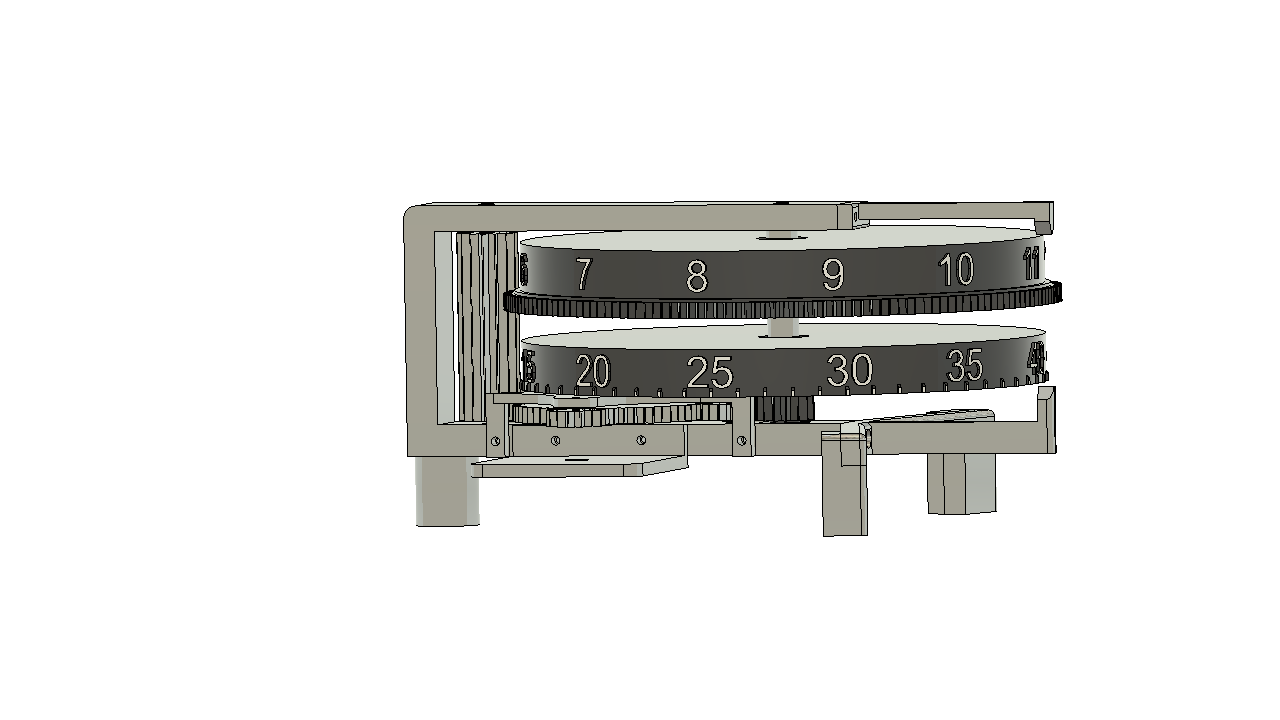 Double decker clock by Dušan | Download free STL model | Printables.com