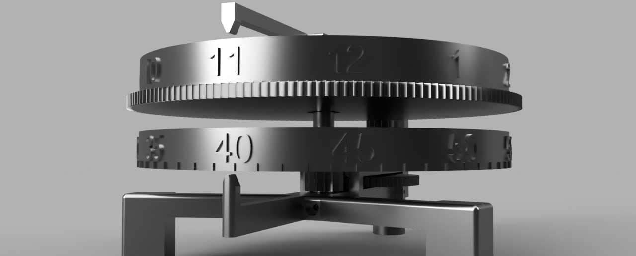 Double decker clock by Dušan | Download free STL model | Printables.com