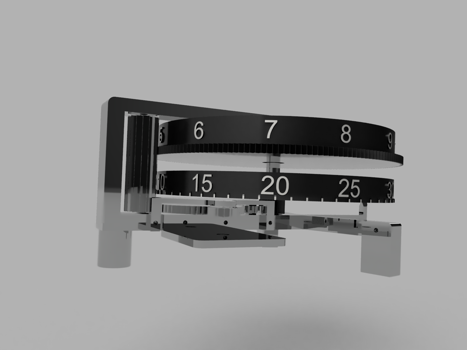 Double decker clock by Dušan | Download free STL model | Printables.com