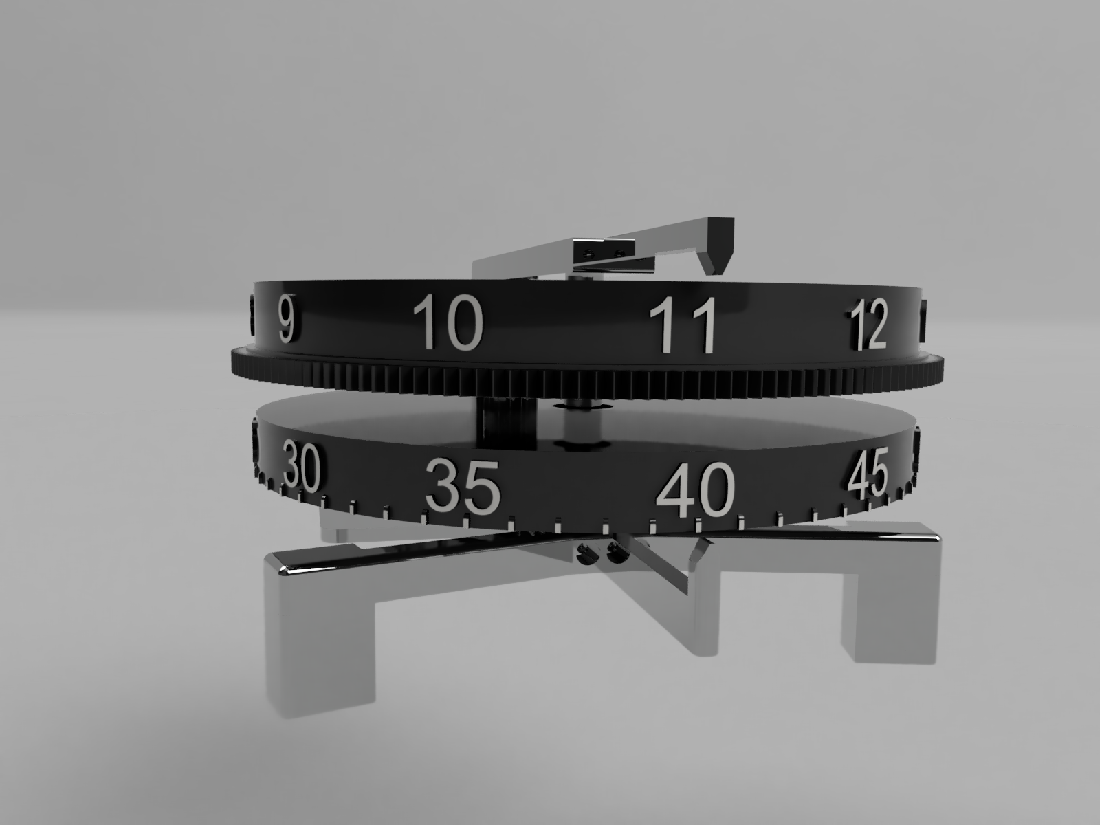 Double decker clock by Dušan | Download free STL model | Printables.com