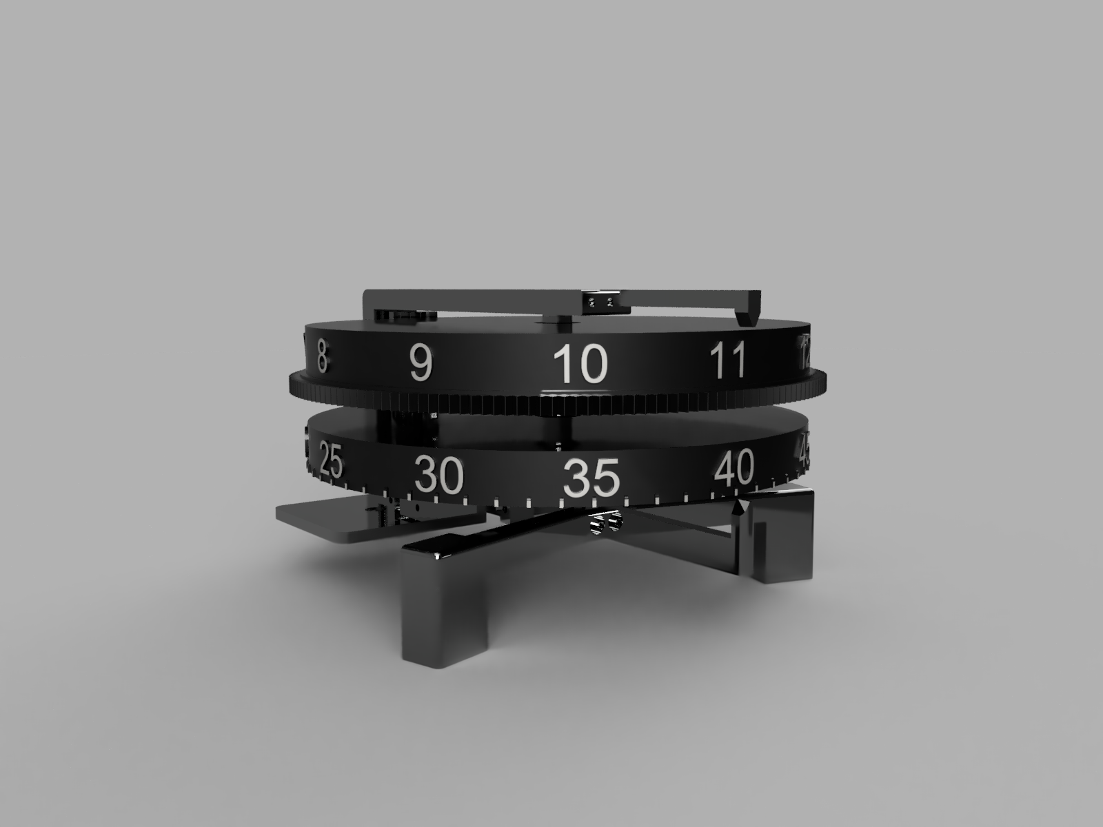 Double decker clock by Dušan | Download free STL model | Printables.com