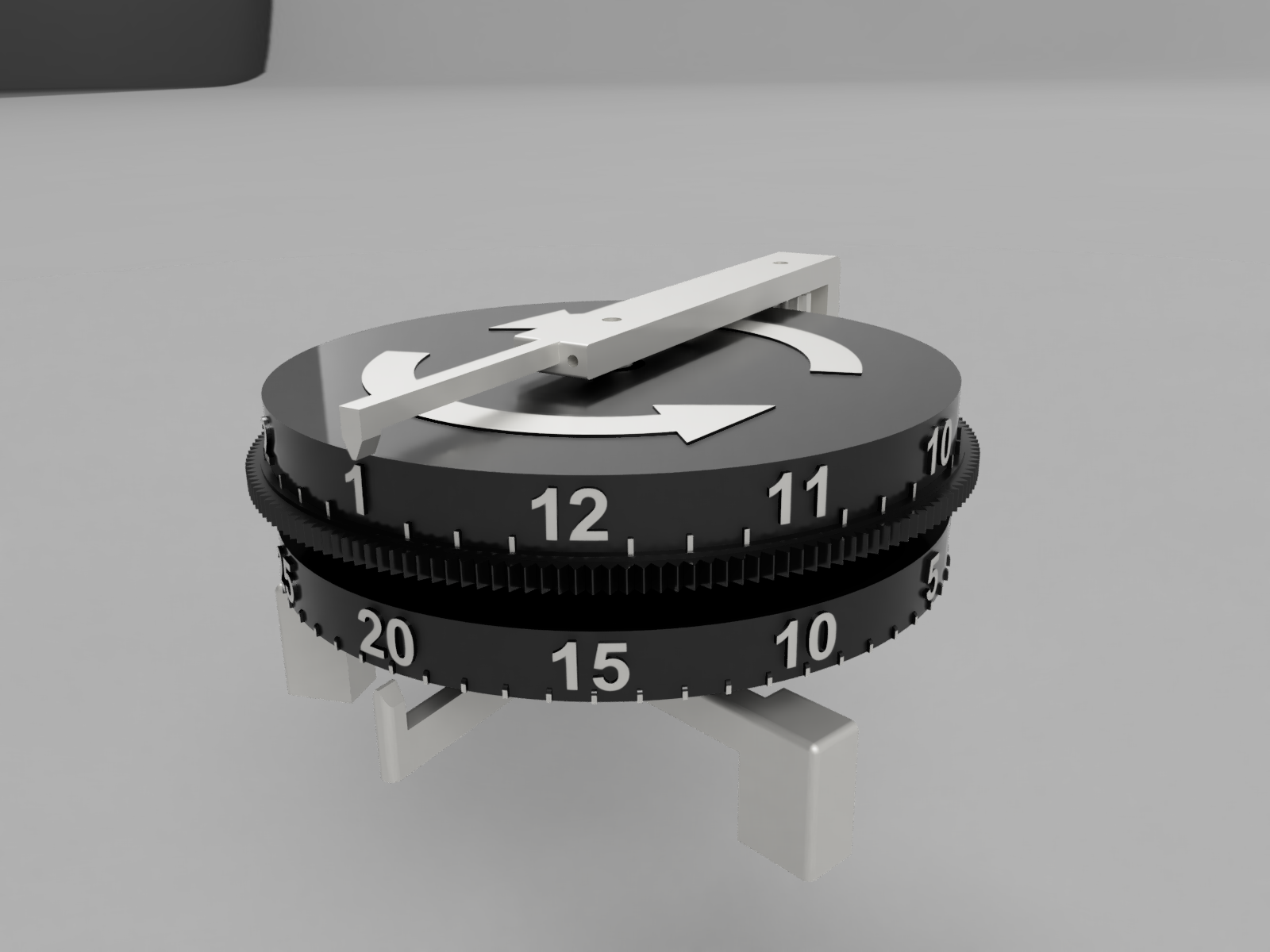 Double decker clock by Dušan | Download free STL model | Printables.com