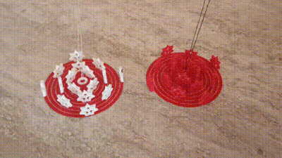 spiral spring gravity christmas ornament by Eric Laroche | Download free STL model | Printables.com