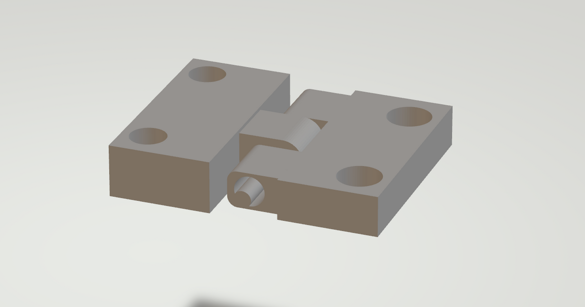 Hinge by Ejector_Seat | Download free STL model | Printables.com