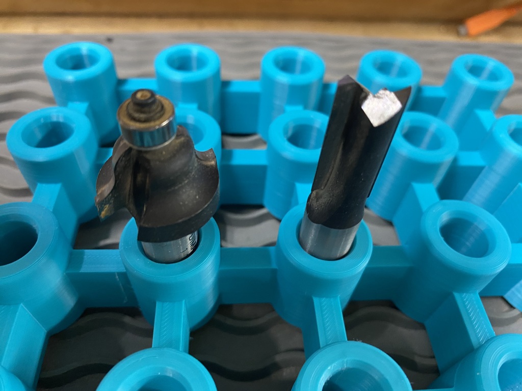 Router Bit Storage by Motoriley | Download free STL model | Printables.com