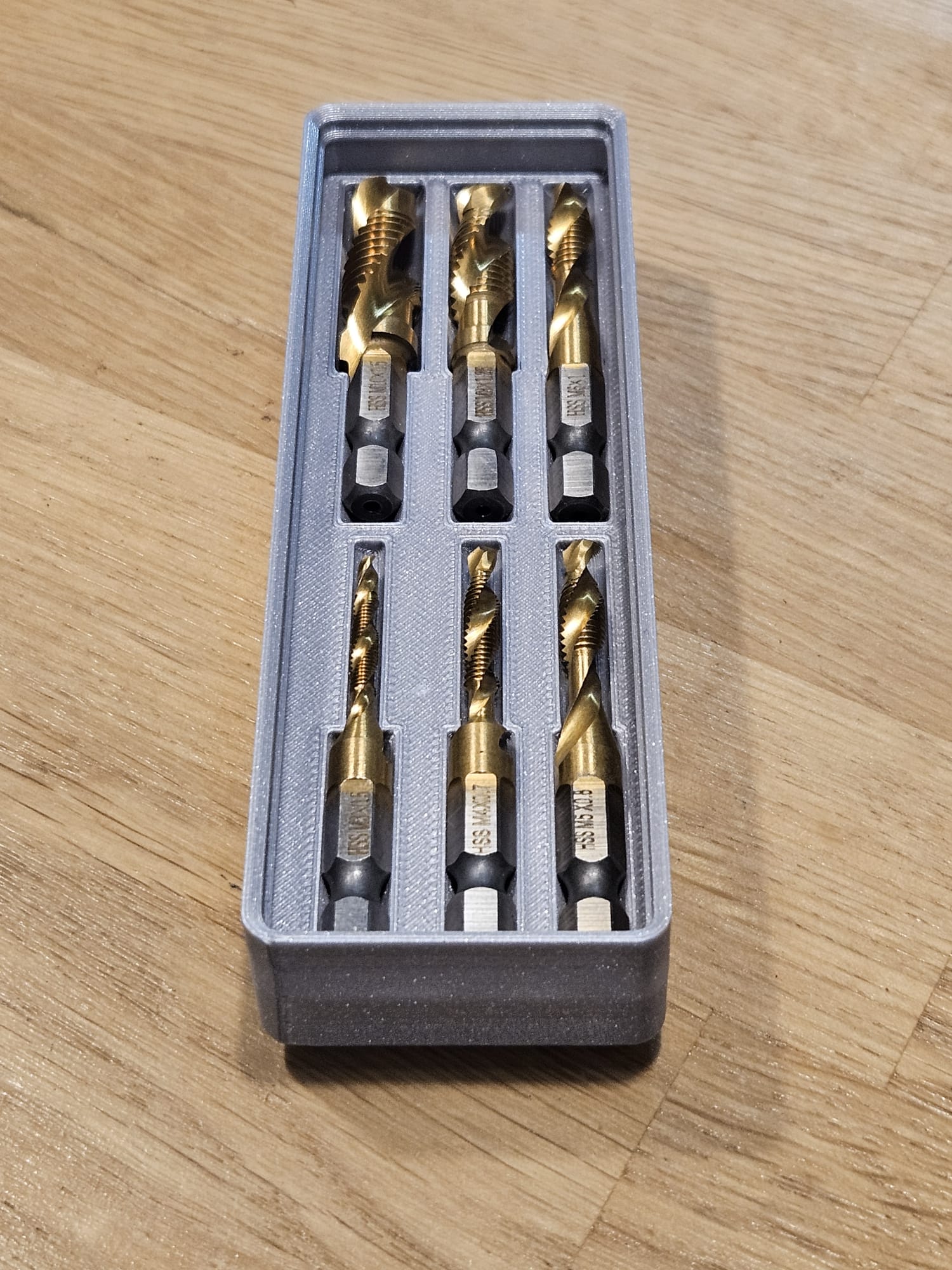 Gridfinity tap M3-M10 set holder 1x3x3u by Dror Avrahami | Download ...