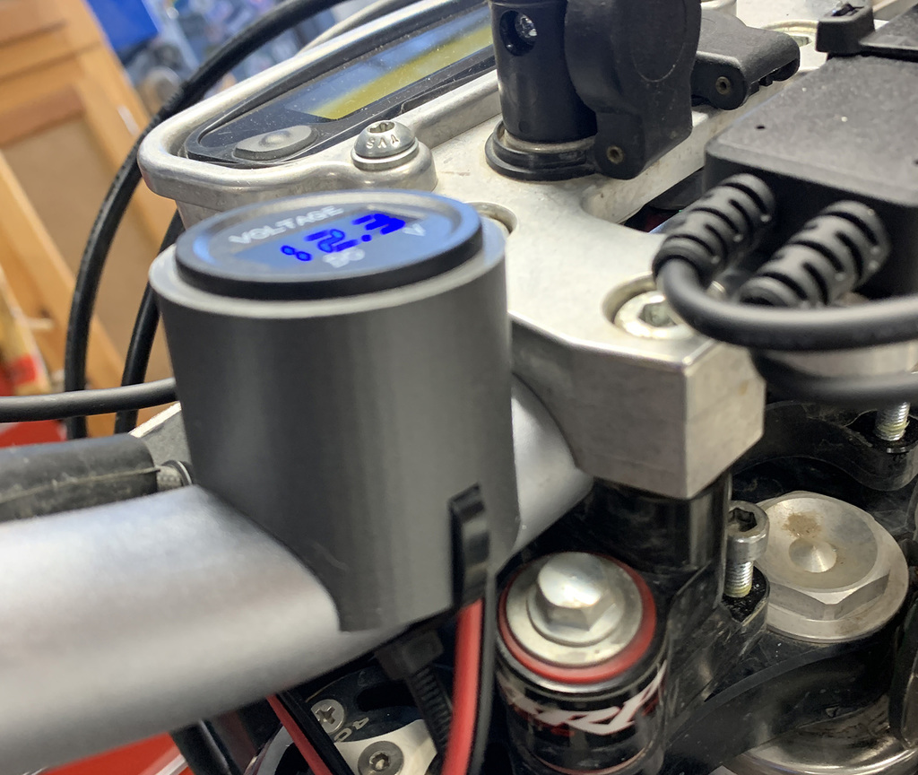 Motorcycle gauge mount by Motoriley | Download free STL model ...