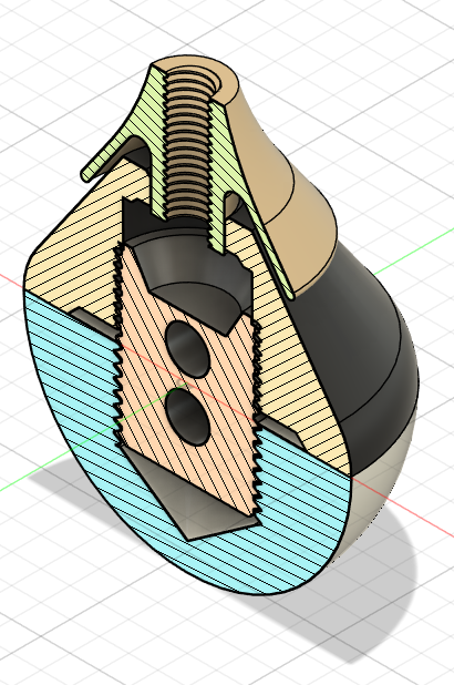 White Cane Tip by DarthRaptor | Download free STL model | Printables.com