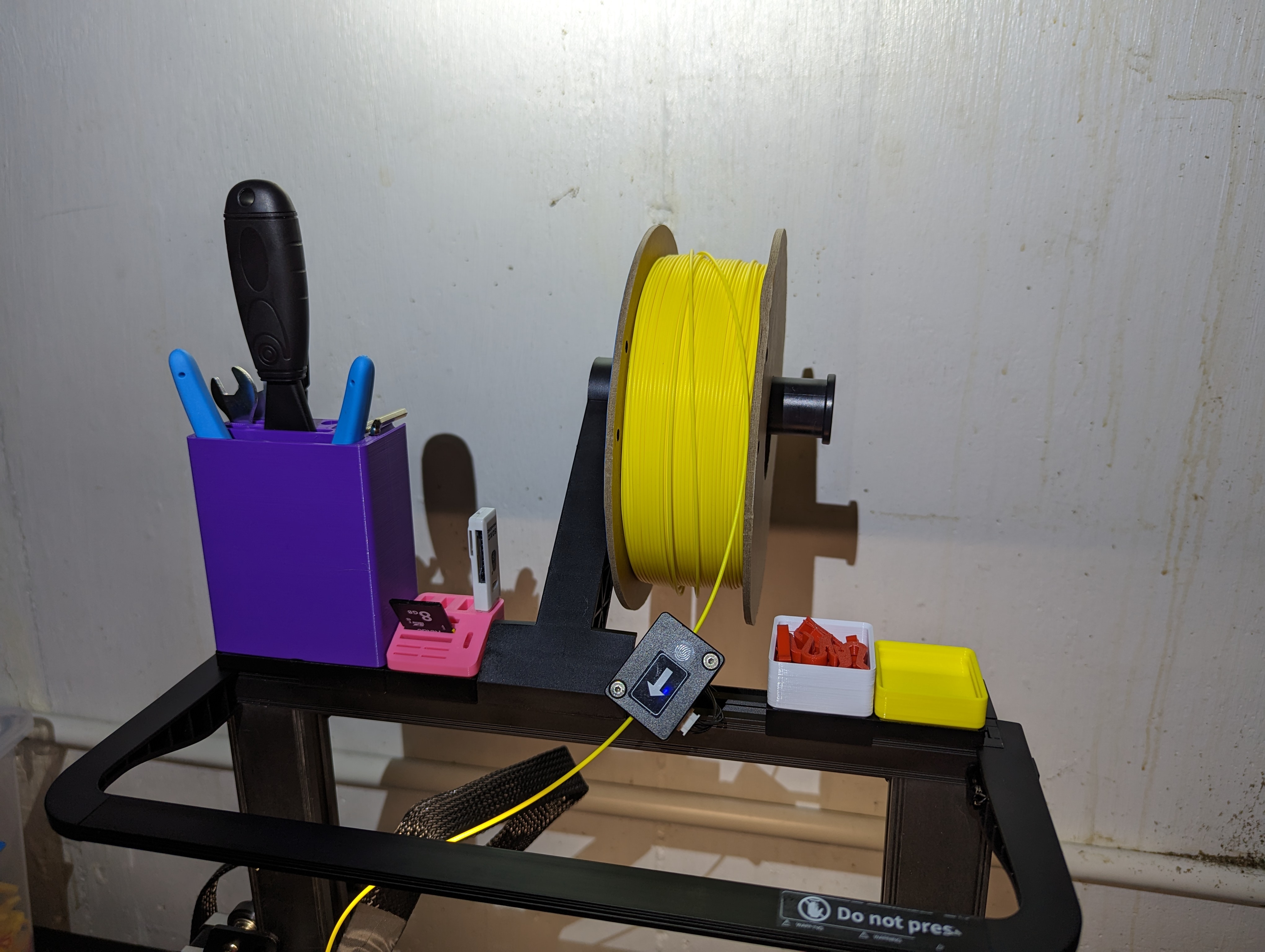 Ender 3 S1 Snap-on Gridfinity Base with Teardrop Magnet Sockets by ...