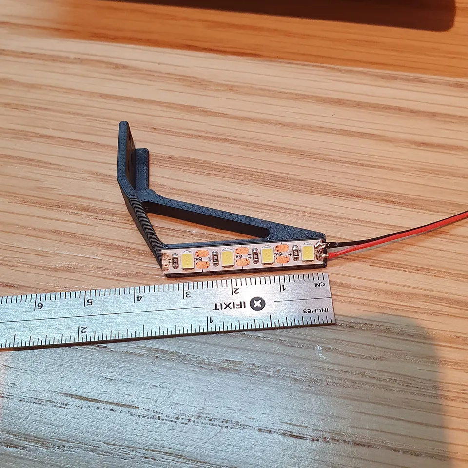 CREALITY K1, K1 MAX LED STRIP SUPPORT LIDAR COMPATIBLE by Zuff | Download free STL model ...