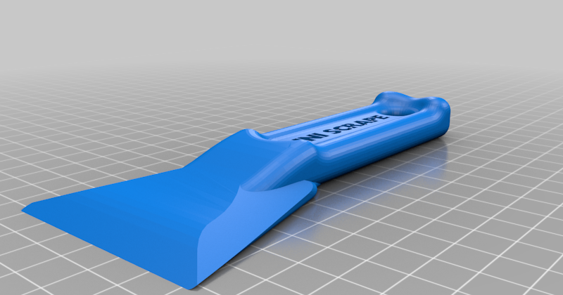 Universal Scraper Rotated by Emil Vitus Berliner | Download free STL ...