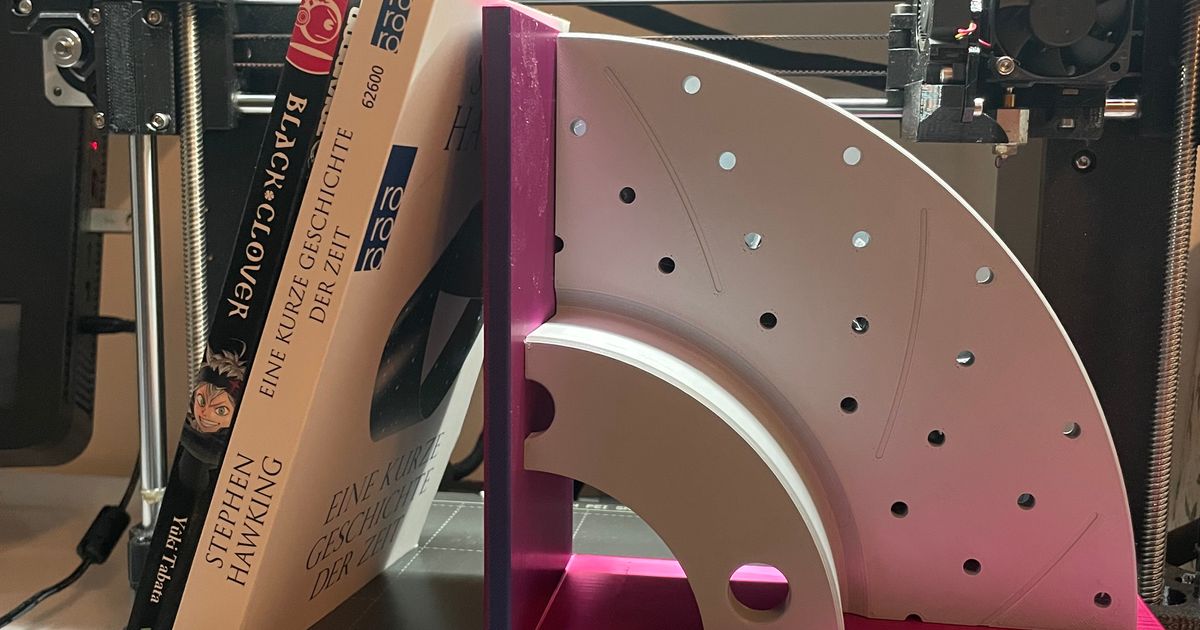 Porsche Brake Disc Bookend by Max385 | Download free STL model ...
