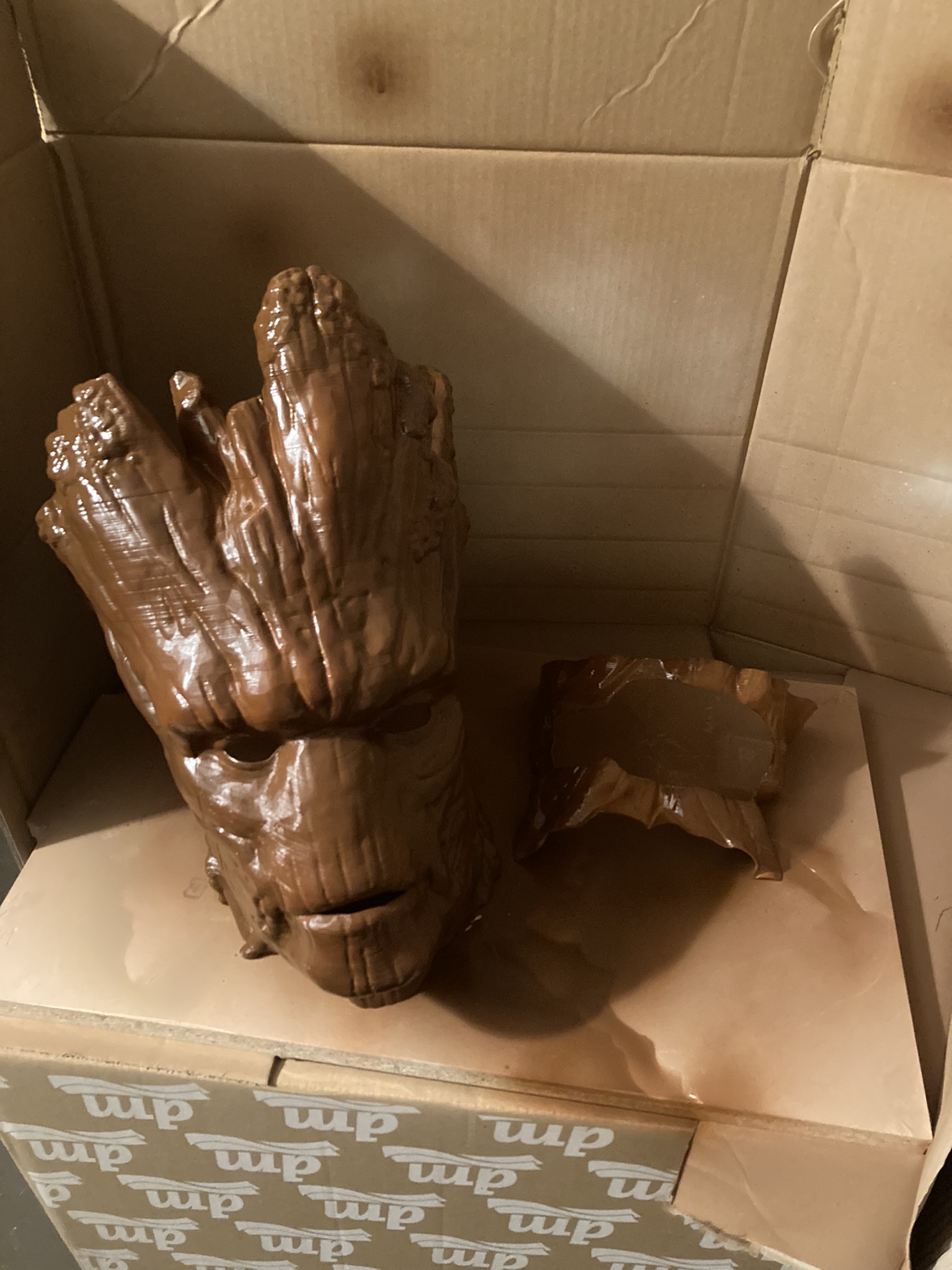 Groot mask cut for Prusa Mini by hvrkh | Download free STL model ...