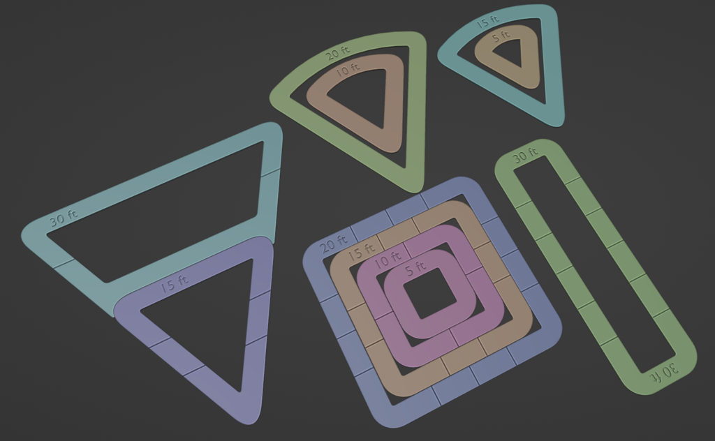 DnD skills and spells area tools by Denis Kovalev | Download free STL ...