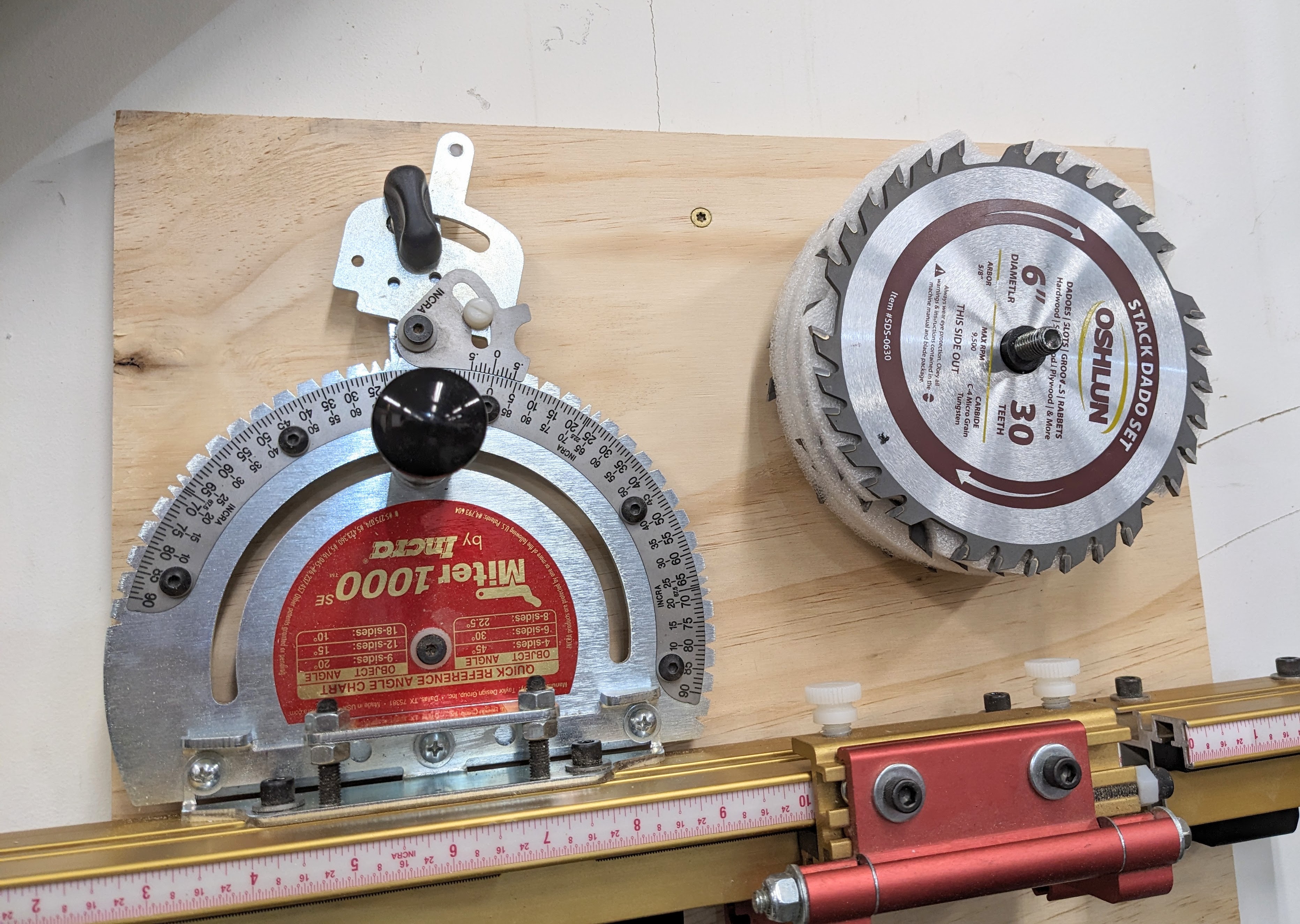 Wall Mount for 6" Dado Stack by RobertCowanDIY | Download free STL ...