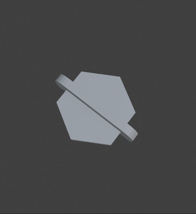 Wing for hex screw by galego tattoo | Download free STL model ...