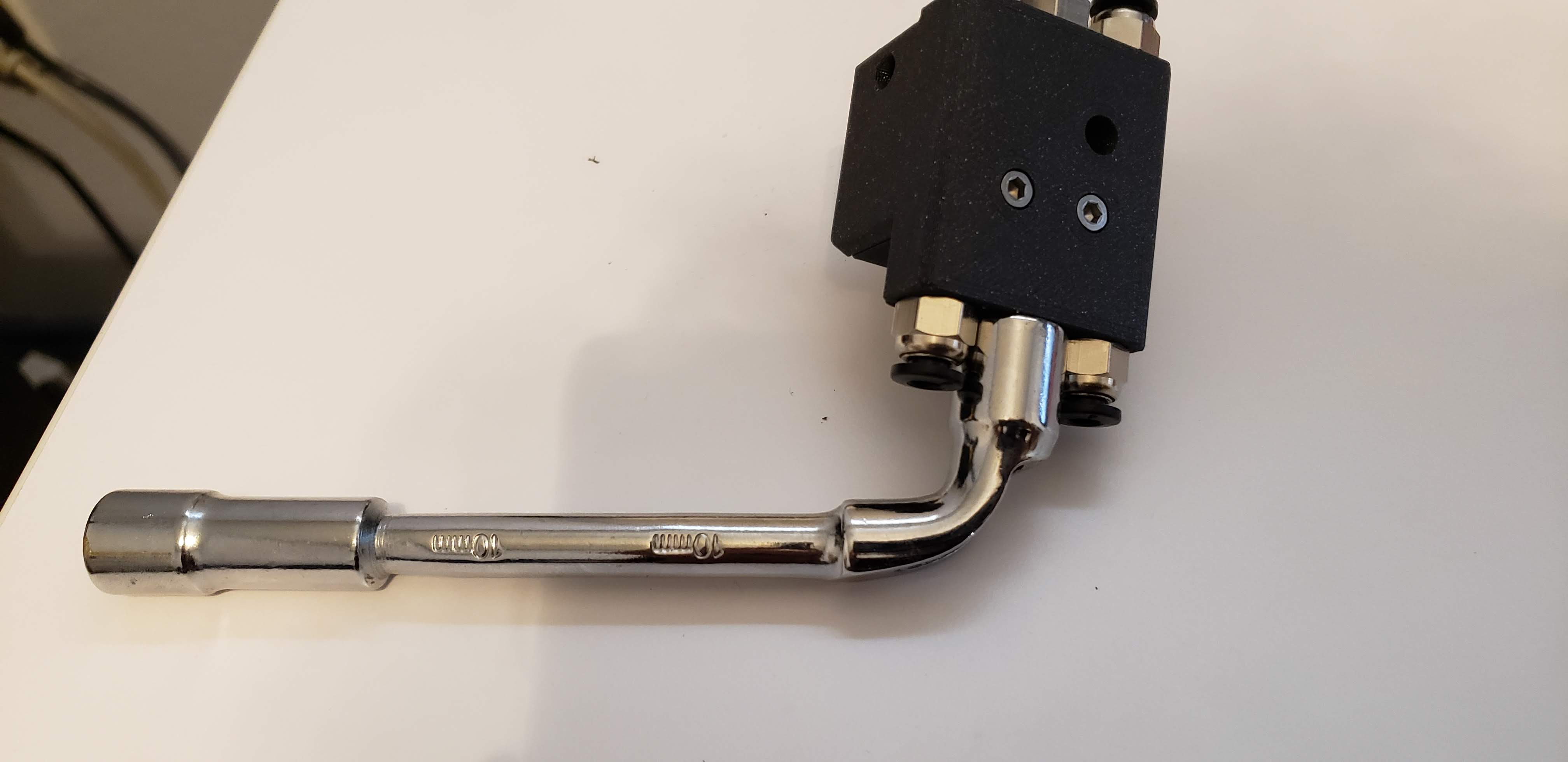 XL Filament Sensor Blocks (3x and 6x) with PC4-M10 Passthrough Fittings ...