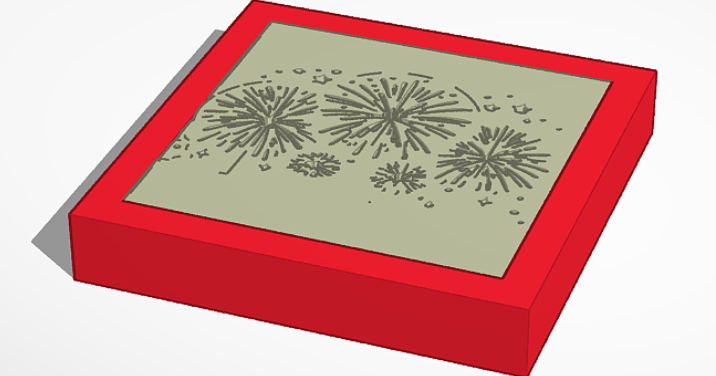 fire works light box by Solar3dp | Download free STL model | Printables.com