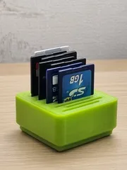 Grab-and-Go Gridfinity SD card holder by Jav.BR | Download free STL ...