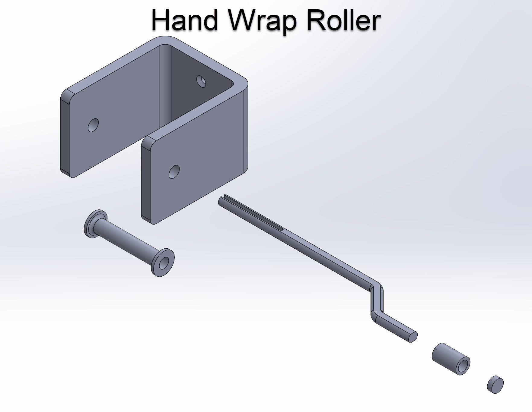 Boxing Hand Wrap Roller Wall Mount by domanski | Download free STL ...